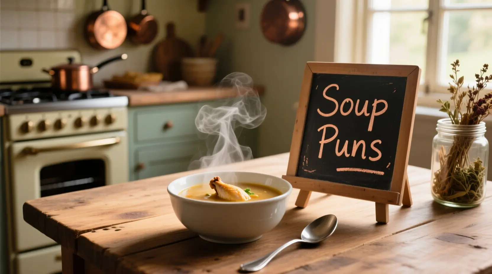 180+ Soup Puns: Funny, Cute & Crispy Humor for 2025
